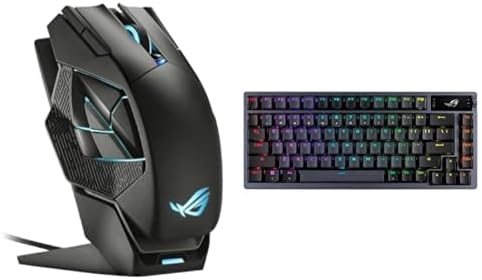 ASUS ROG Spatha X Wireless Gaming Mouse with Magnetic Charging Stand ...