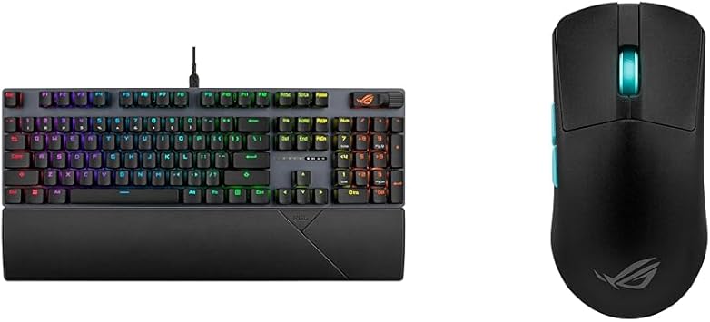 ASUS ROG Strix Scope II Keyboard and Harpe Gaming Mouse Bundle ...