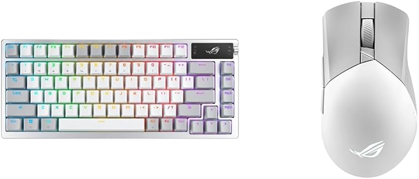 ASUS ROG Azoth 75 Wireless Gaming Keyboard and Gladius III Mouse ...