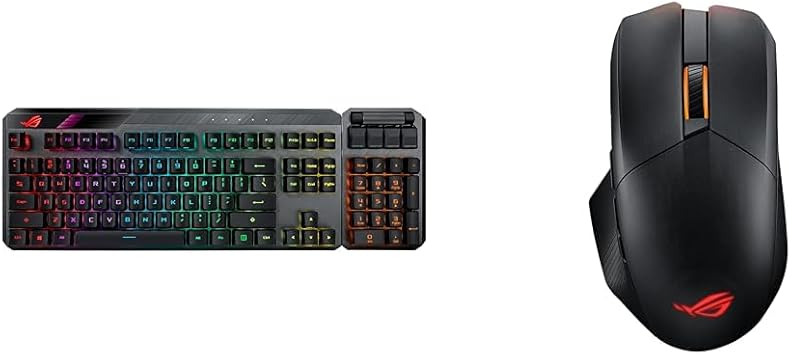 ASUS ROG Claymore II Wireless RGB TKL Gaming Keyboard and Mouse ...