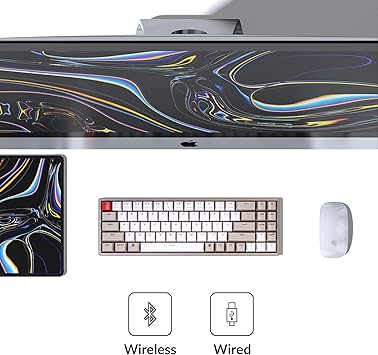 Keychron K14 Bluetooth Wireless Mechanical Keyboard 72 Keys Compact ...