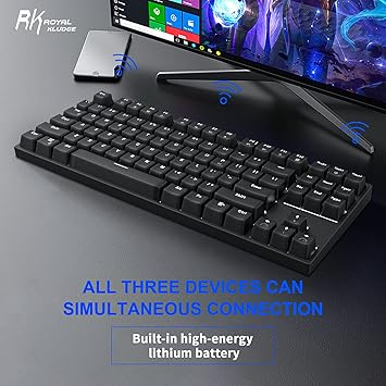 RK Royal Kludge RK987 Tenkeyless Mechanical Gaming Keyboard Wired ...